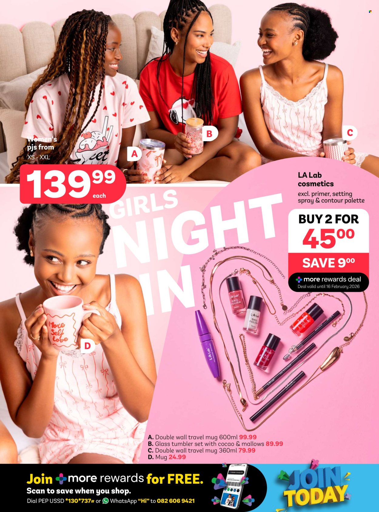 PEP STORES specials • Galentine's Day • From Wednesday 28 Jan 2026