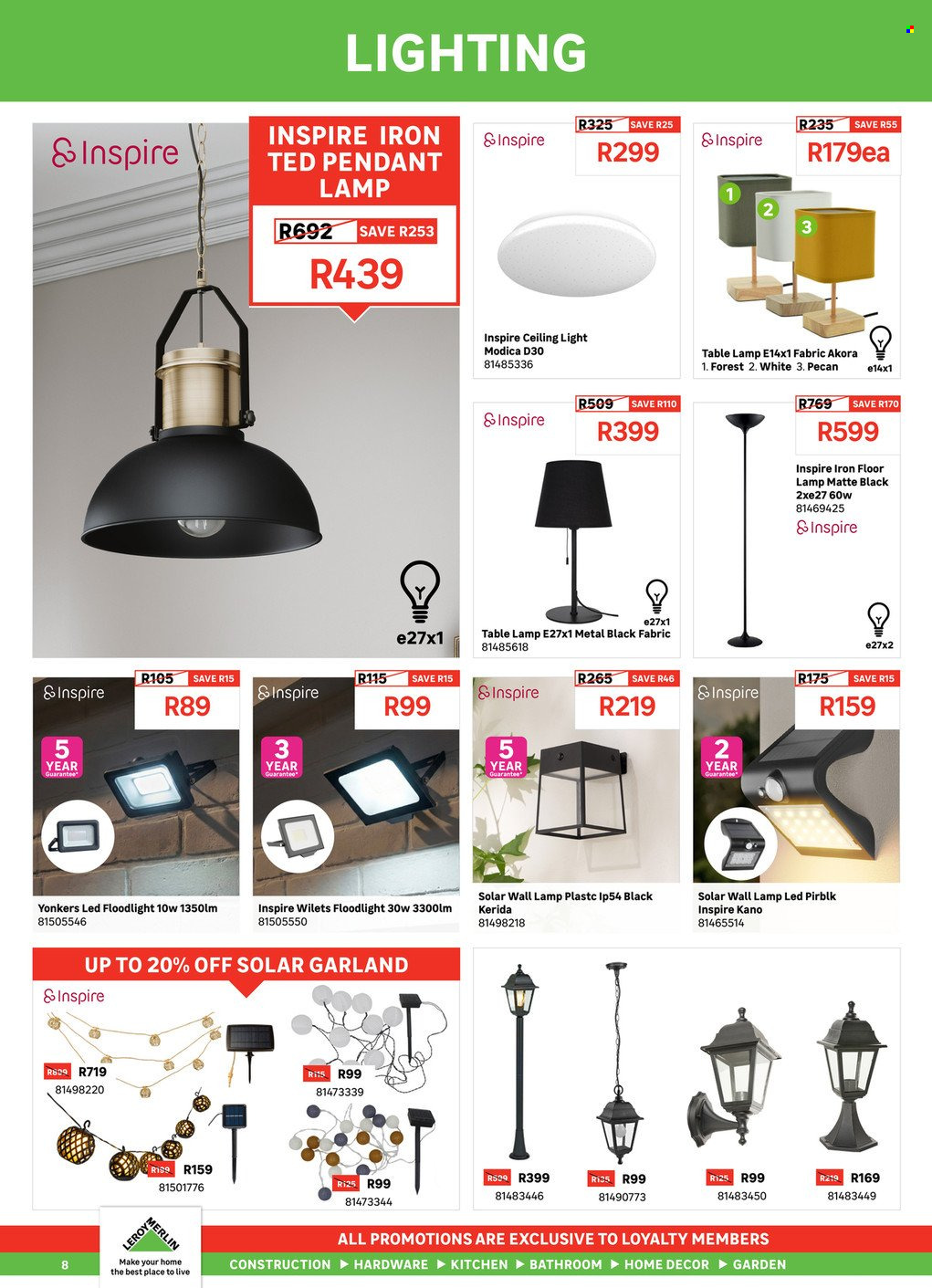 LEROY MERLIN specials • Red Tag Deals - Up to 45% OFF • From Monday 1 ...