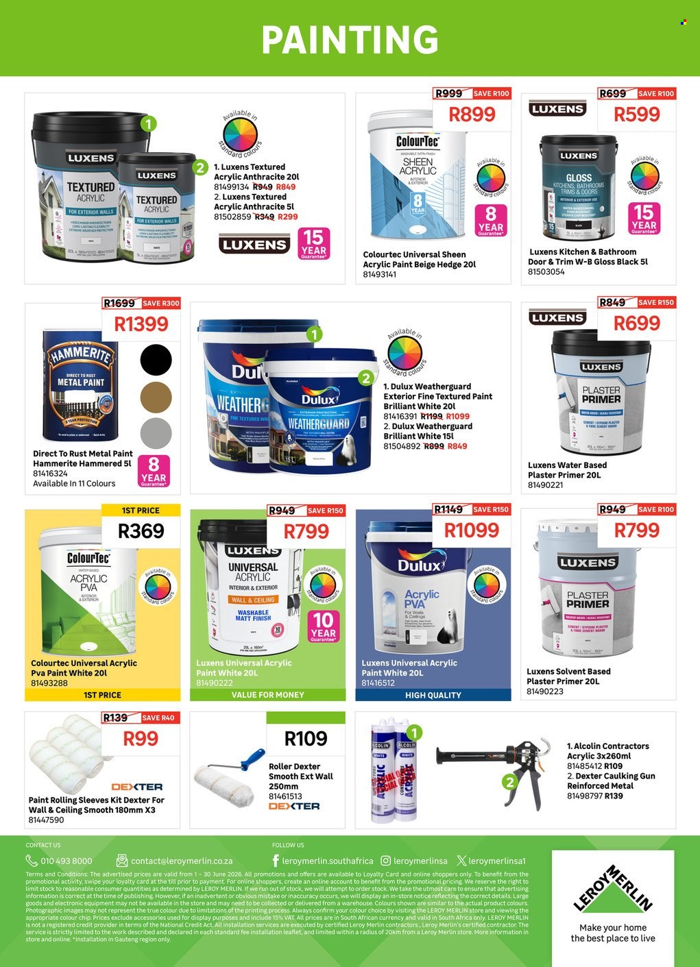 LEROY MERLIN specials • Red Tag Deals - Up to 45% OFF • From Monday 1 ...