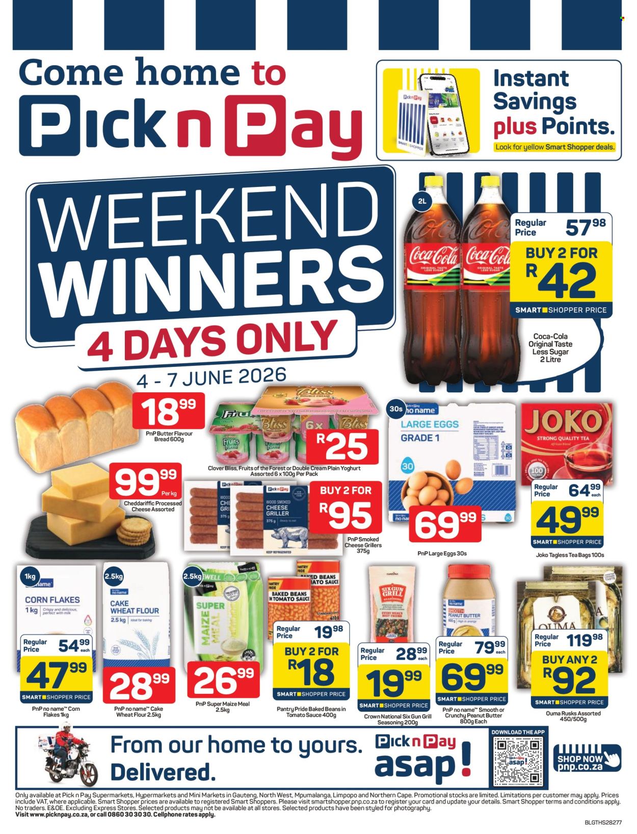 PICK N PAY specials • Weekend Specials • From Thursday 4 Jun 2026